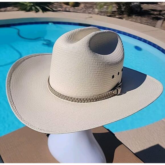 Resistol | Accessories | Resistol 4x Long Cattleman 65 Straw Cowboy Hat ...